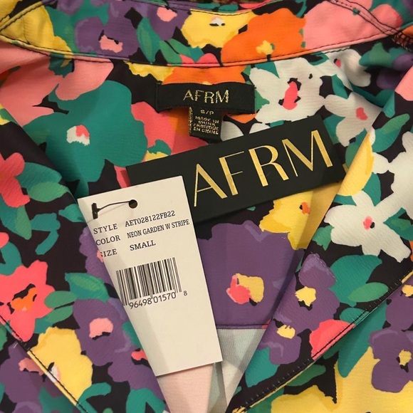 AFRM | Tops | Nwt Womens Afrm Top In A Silky Smooth Material In A Neon ...